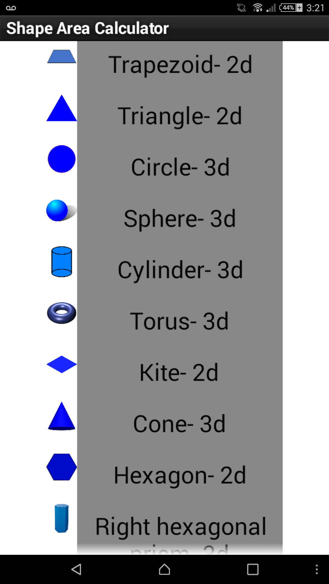 Area solver: Shapes - App on Amazon Appstore
