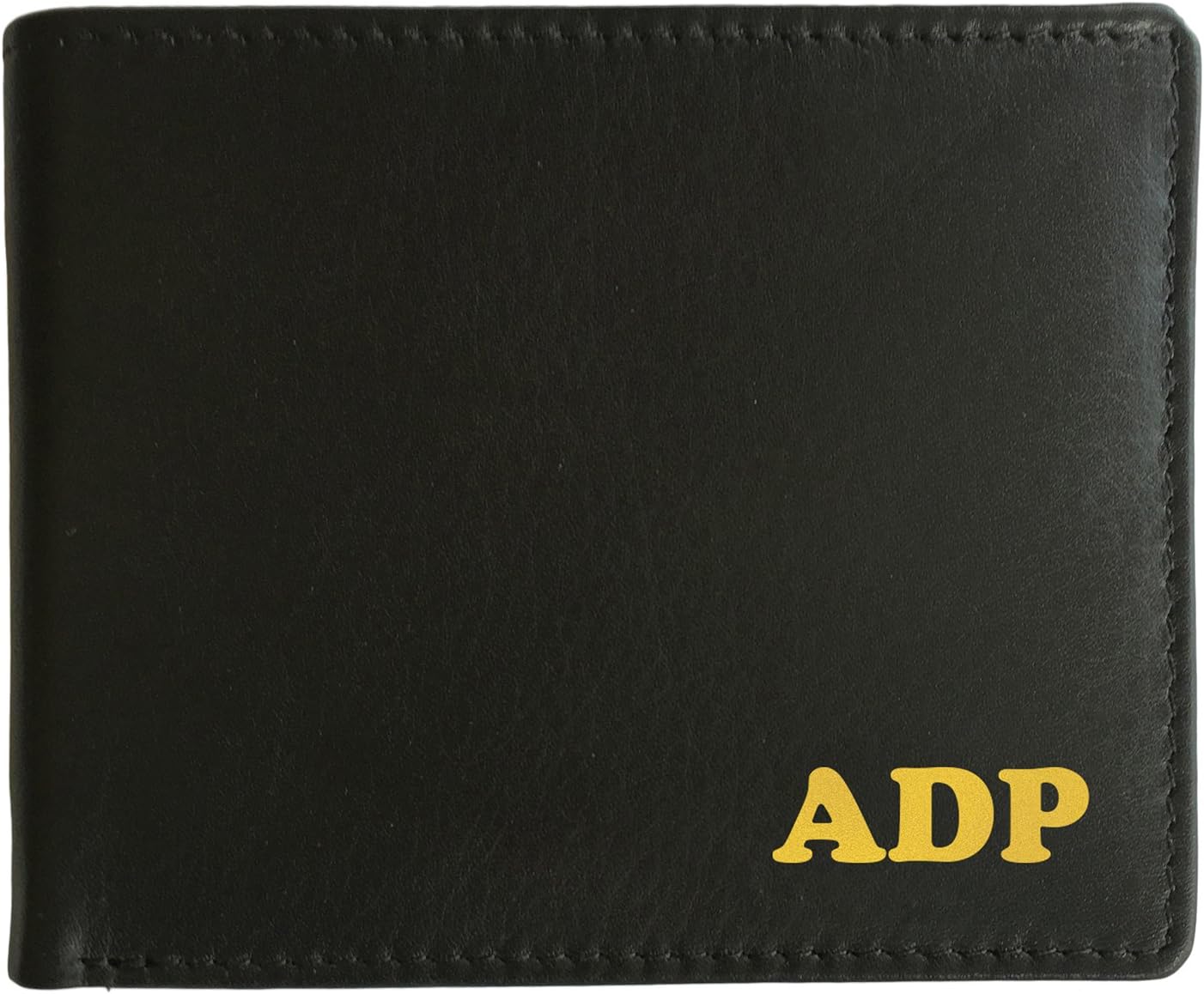 Amazon.com: 123 Cheap Checks Personalized Leather RFID Blocking Black ...
