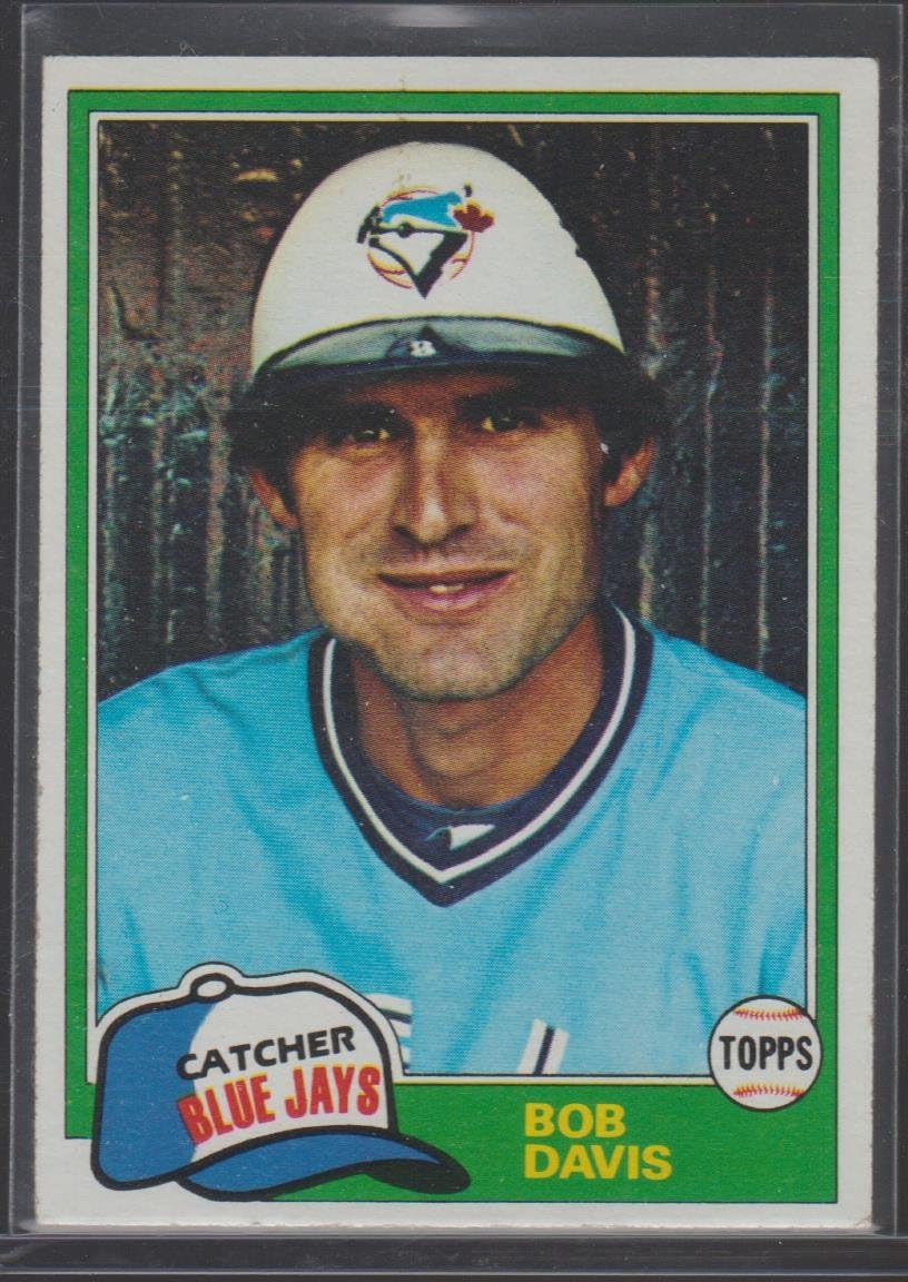 1981 Topps Bob Davis Blue Jays Baseball Card #221 at Amazon's Sports ...