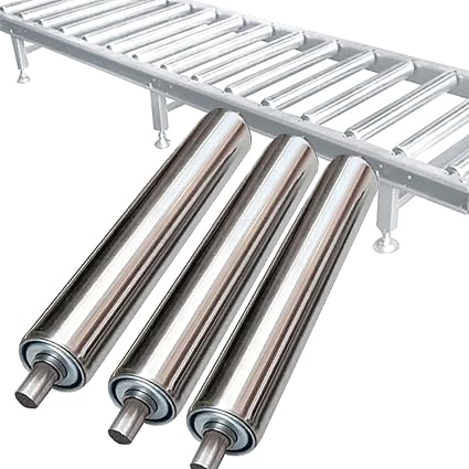 Pack Heavy Duty Industrial Roller Conveyor Rollers with Galvanized ...