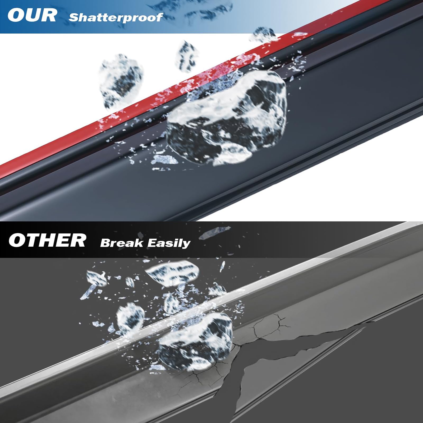 Car Car Rain Shield,For Cadillac CT4 2020 2021 2022 2023 Rain Guard ...