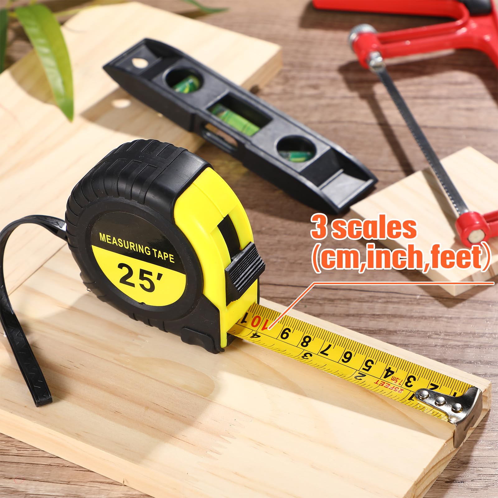 Copkim 10 Pieces Tape Measure Retractable and Easy Read Measuring Tape ...