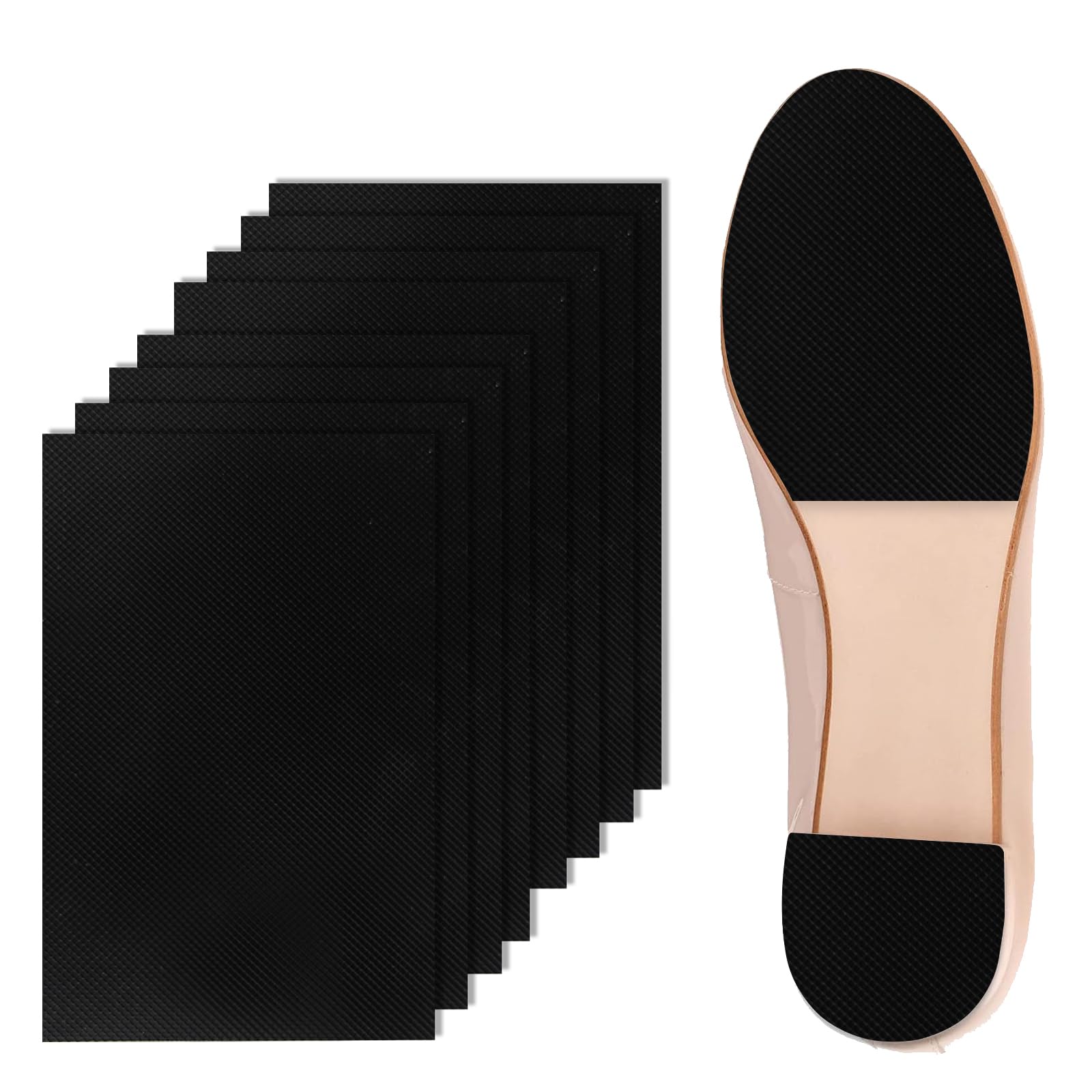 Amazon.com: 8Pcs Shoe Bottom Grip Protector,Shoes Sole Rubber ...