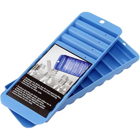 Amazon.com: Jacent Resusable Silicone and Plastic Water Bottle Ice Cube ...
