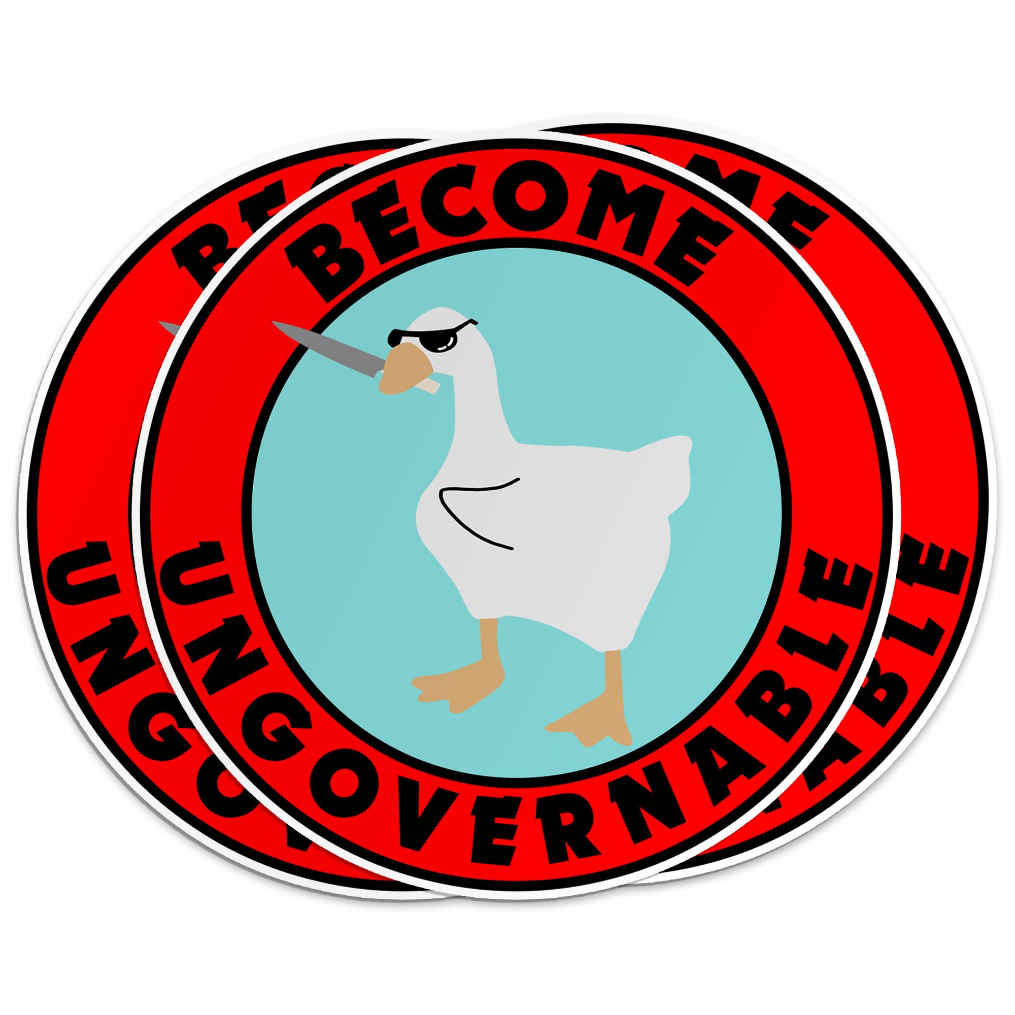 Amazon.com - (3PCS) Become Ungovernable Goose Sticker Funny Gifts ...