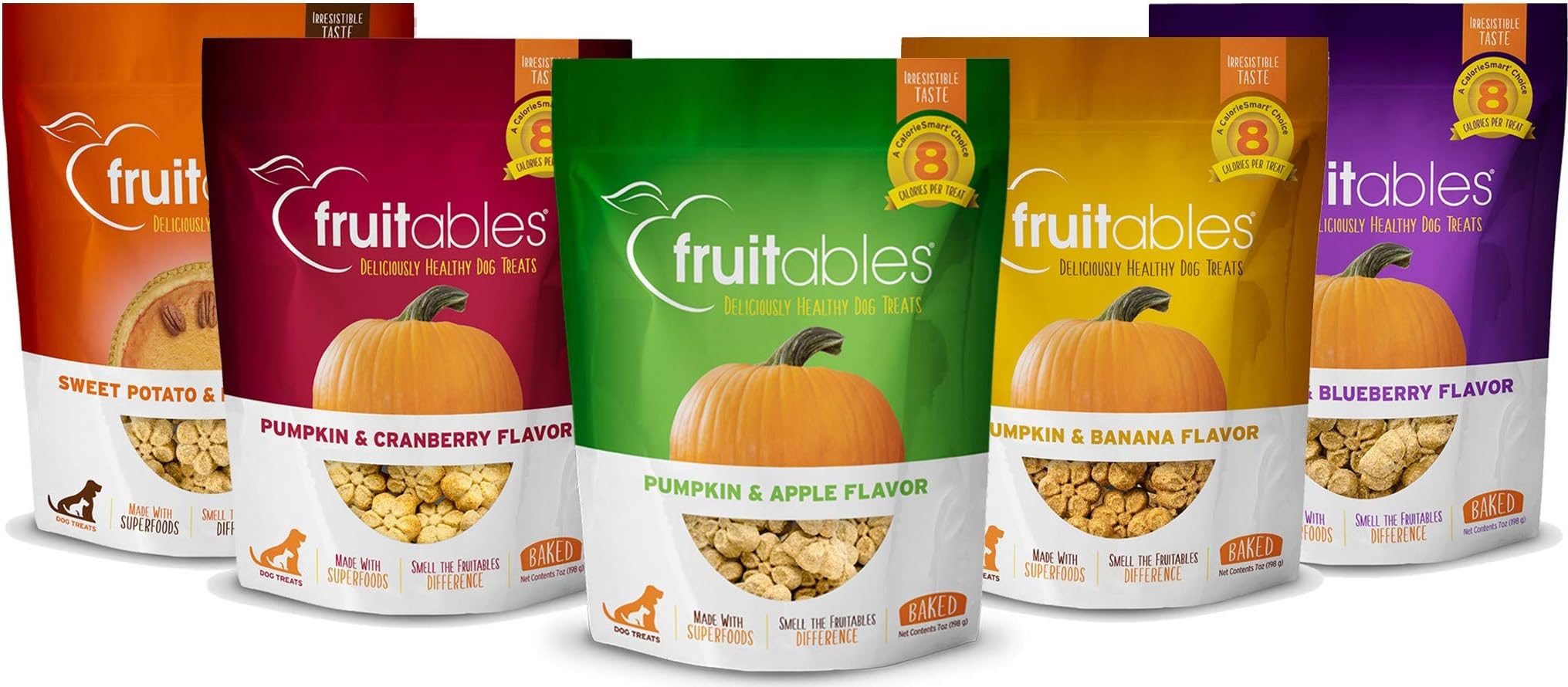 Amazon.com : Fruitables Pumpkin & Banana Dog Treats : Pet Snack Treats ...