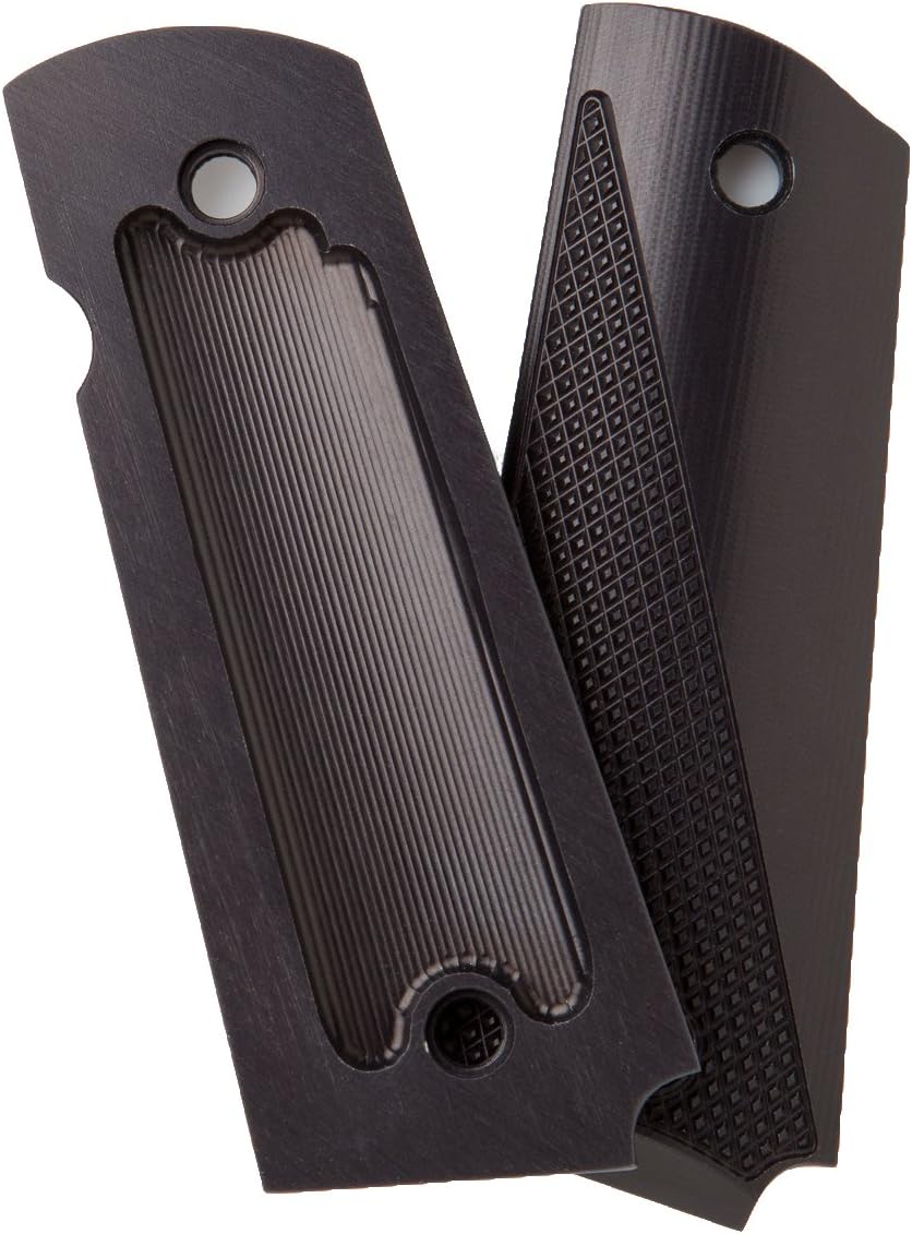 Amazon.com : Alumagrips Tactical Checkering Light Weight Grip, Black ...