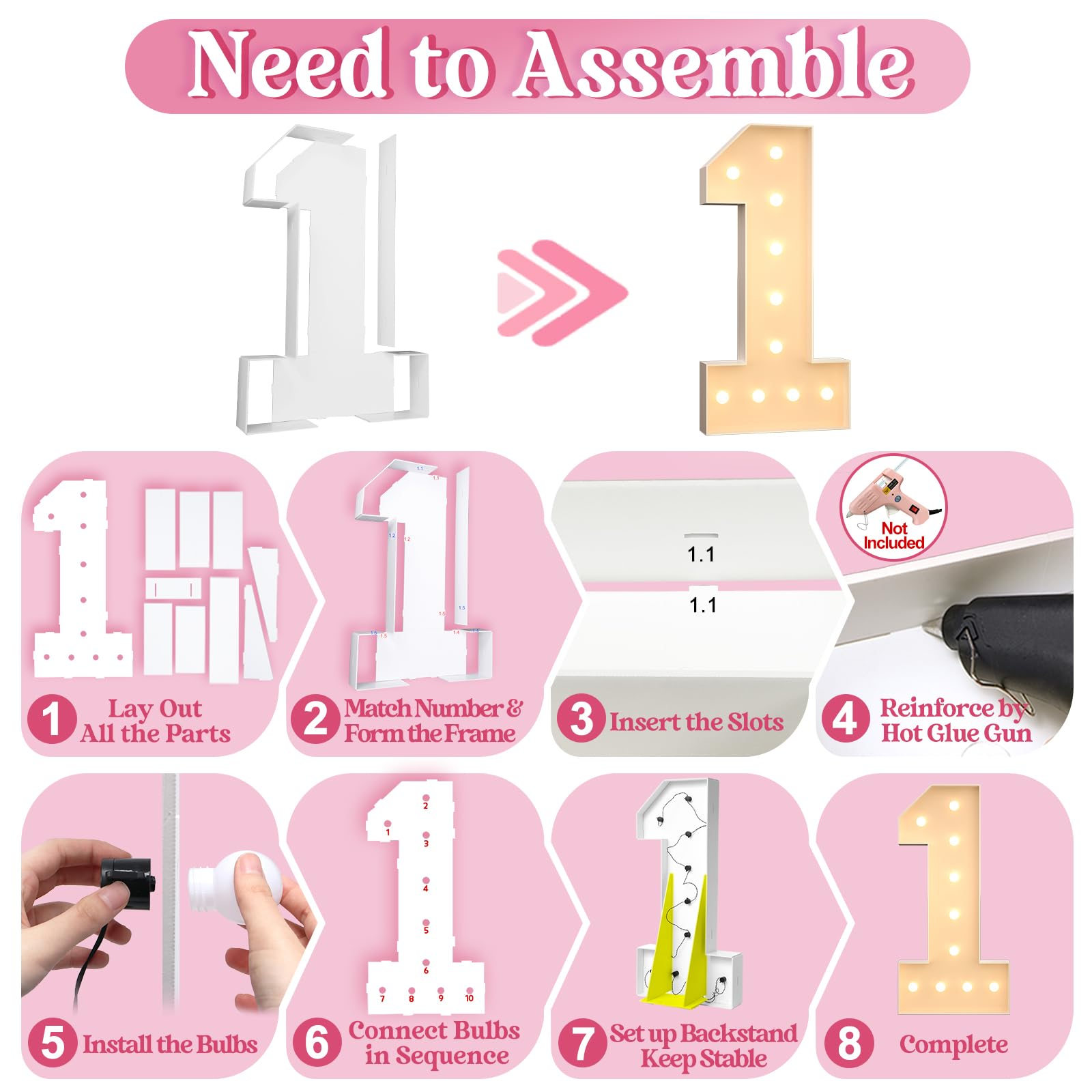 Baby Girl Number 1 Template Baby Shop Canva Template Pack 1