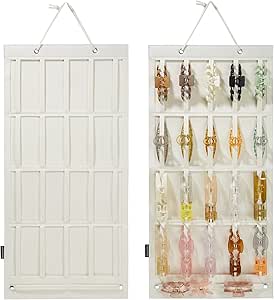 HUHYNN Large Claw Clip Holder Organizer, Hanging Claw Clip Organizer ...