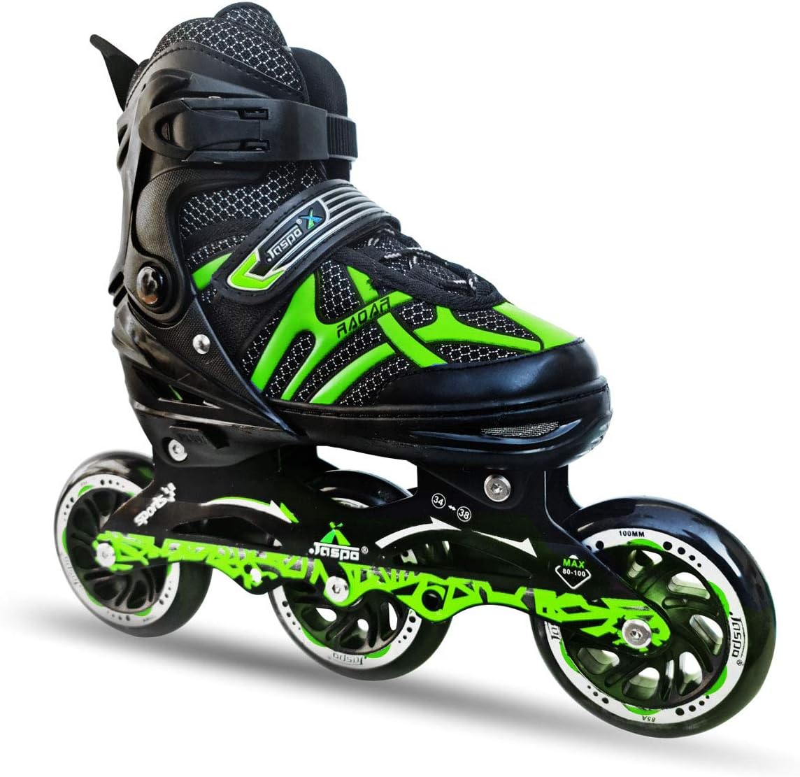 Buy Simmons Rana Racing 4 x 110 Dash Inline Speed Skates Complete ...