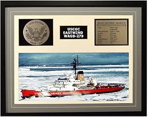 Amazon.com: Navy Emporium USCGC Eastwind WAGB-279 Framed Coast Guard ...