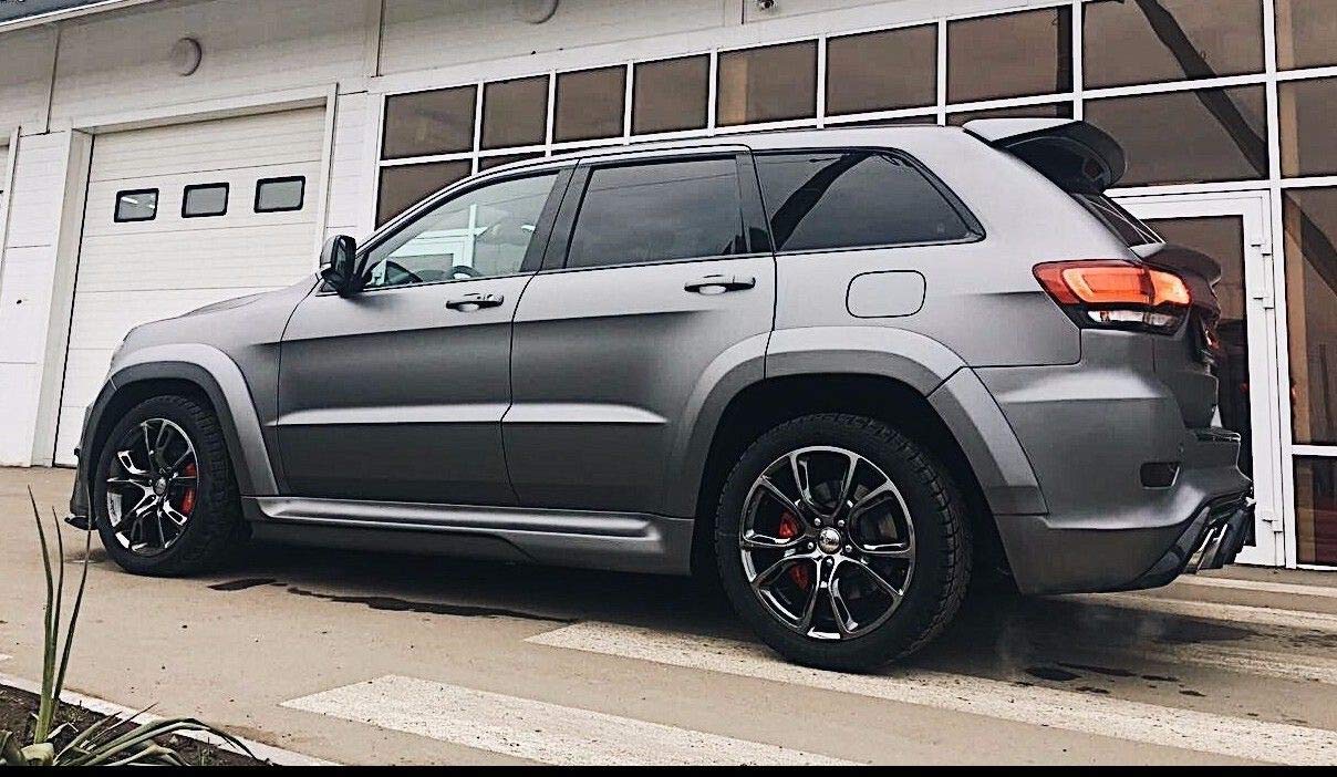Top and Mid Spoilers for Jeep Grand Cherokee SRT Laredo Trackhawk 2013 ...