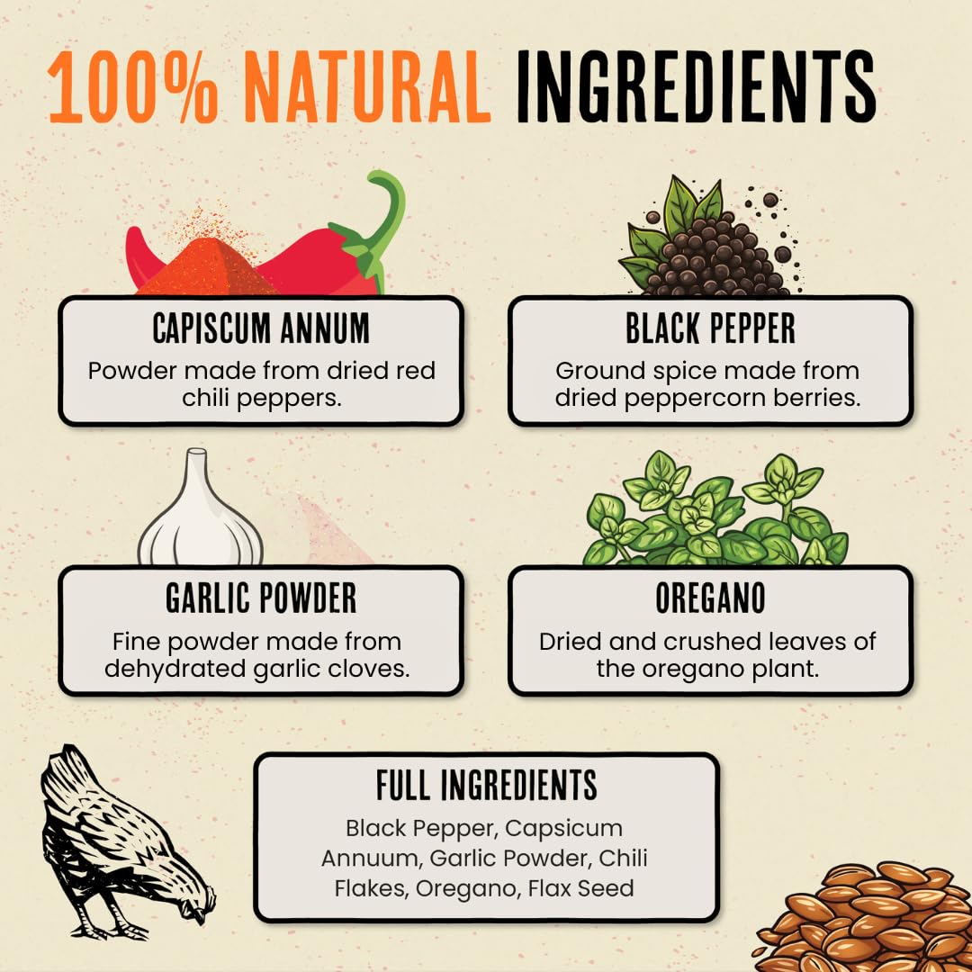 Snapklik.com : Roostys Naturals Chicken De-Wormer Powder - Chili Mix ...