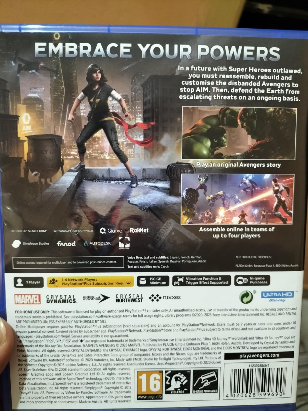 PS5 Marvel's Avengers : Amazon.in: Video Games