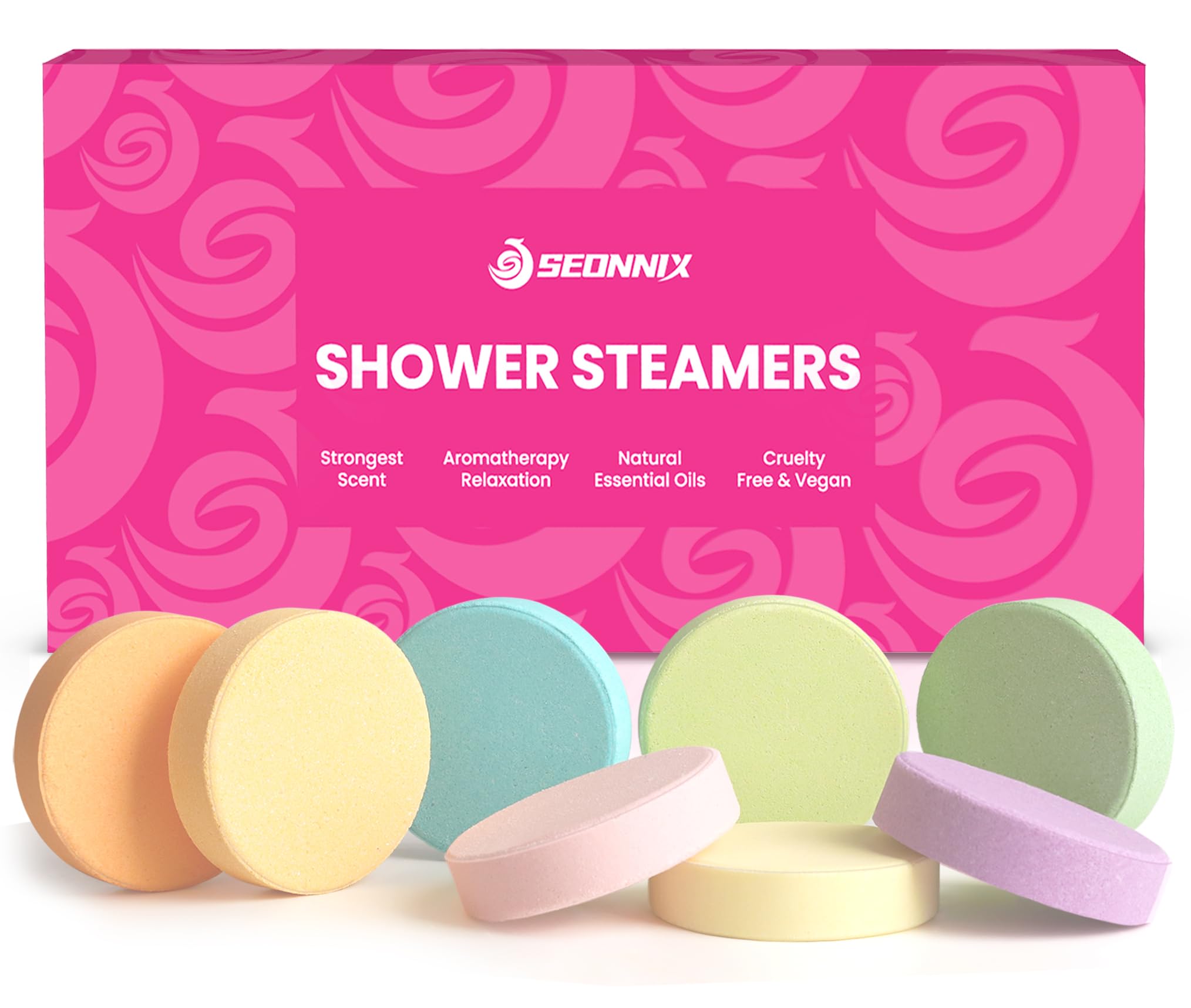Amazon.com : SEONNIX Shower Steamers Aromatherapy, 8 Pack Shower Bombs ...