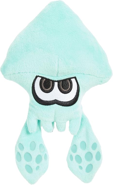 Amazon.com: NINTENDO World of Nintendo Turquoise Squid Plush : Video Games