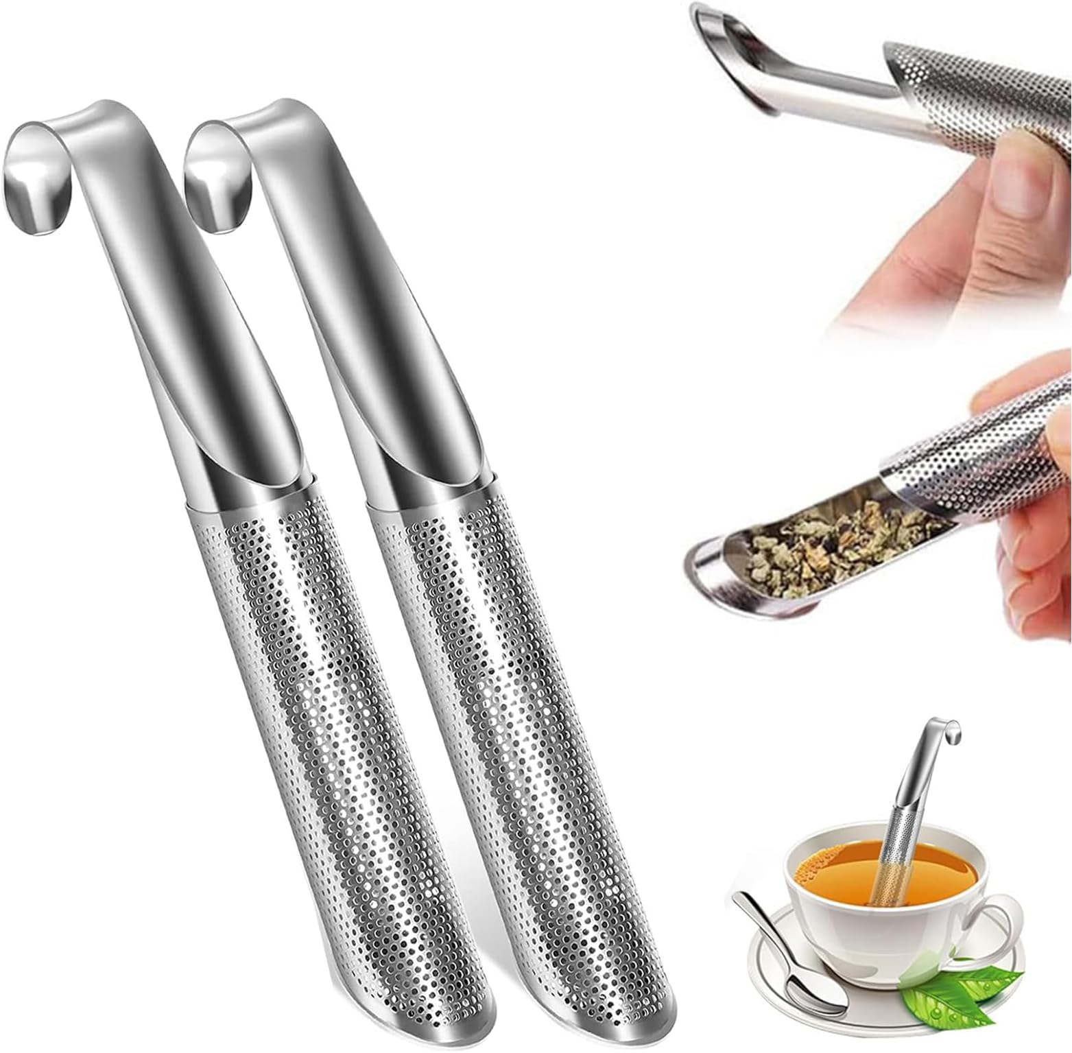 Amazon.com: Stainless Steel Tea Diffuser, 2024 New Stainless Steel Tea ...