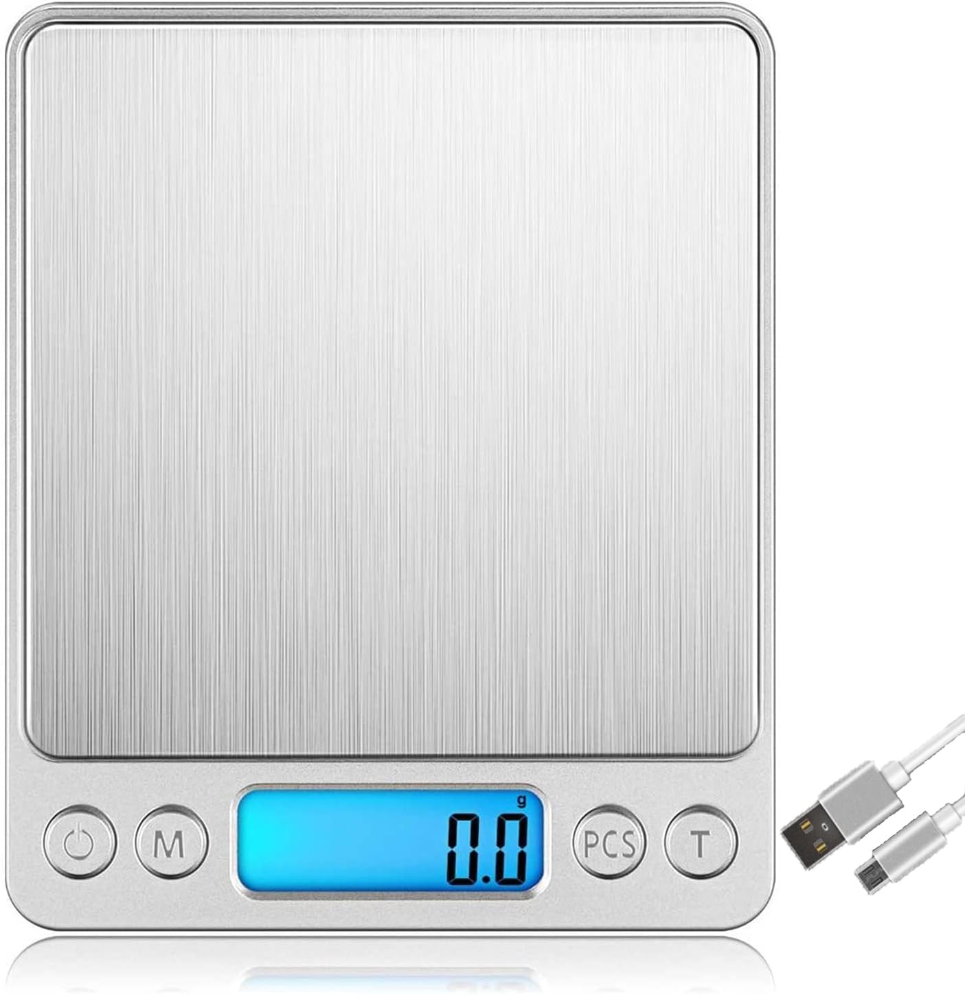 Cevadama USB Rechargeable Baking Digital Scales 10kg/1g, Kitchen Scale ...