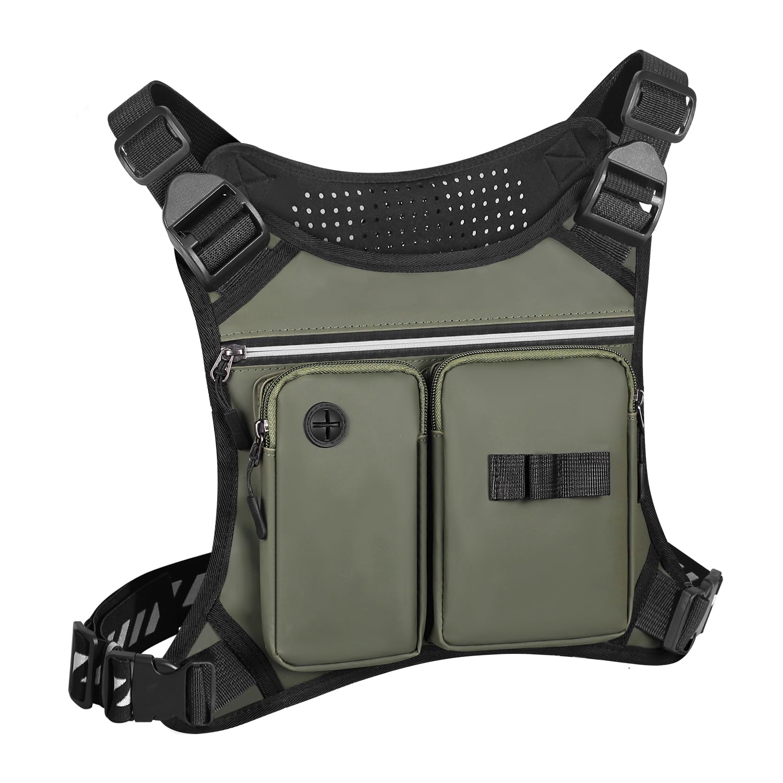 Amazon.com: Pvnoocy Chest Bag for Men, Waterproof Running Chest Pack ...