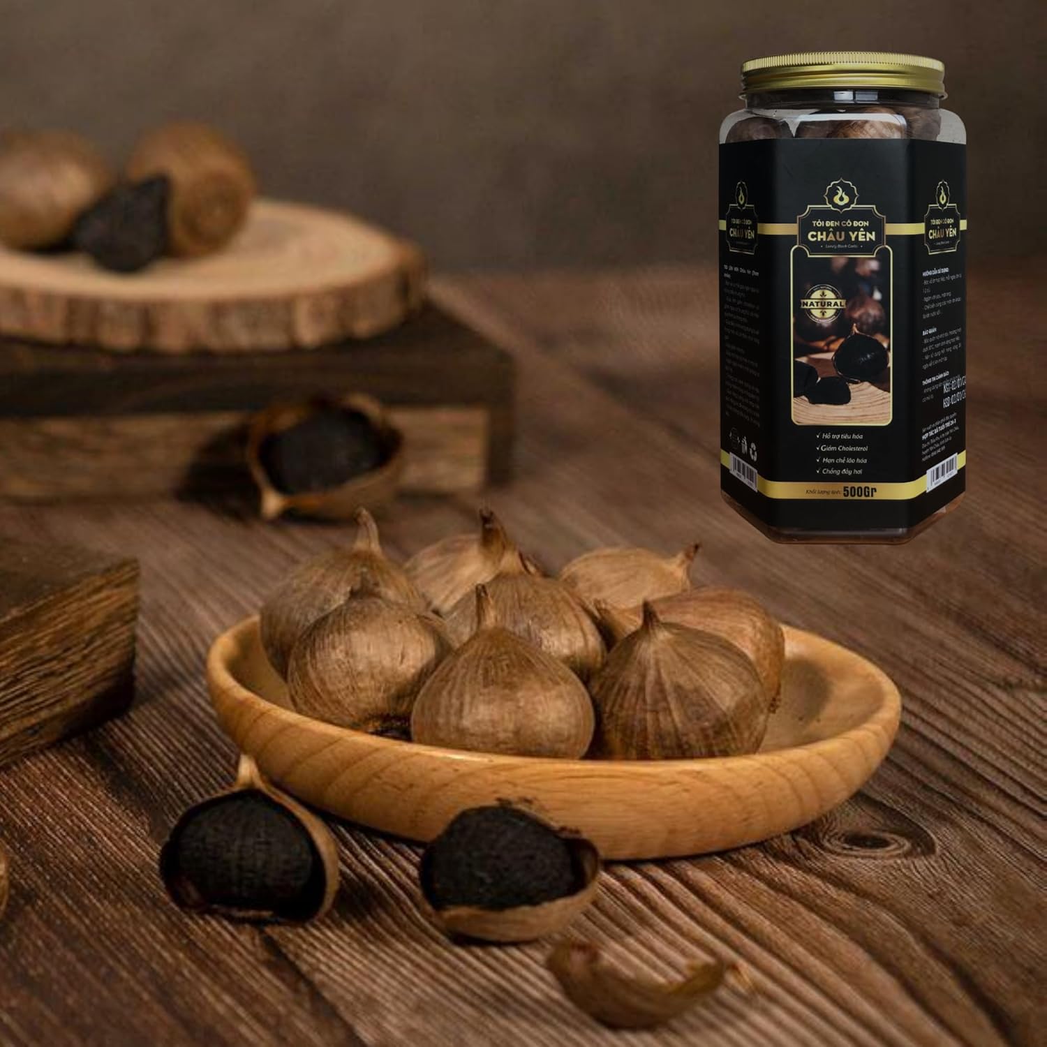 Amazon.co.jp: 一片種 黒にんにく500g 90日長期 熟成 発酵 ベトナム産 無添加 黒ニンニク (500gx1個) : 食品・飲料・お酒