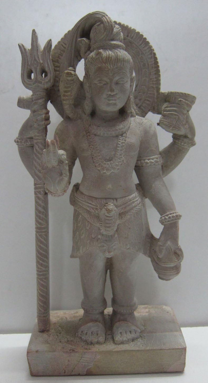 Amazon.com: odishabazaar Lord Shiva Mahadeva Statue - Gorara Stone ...