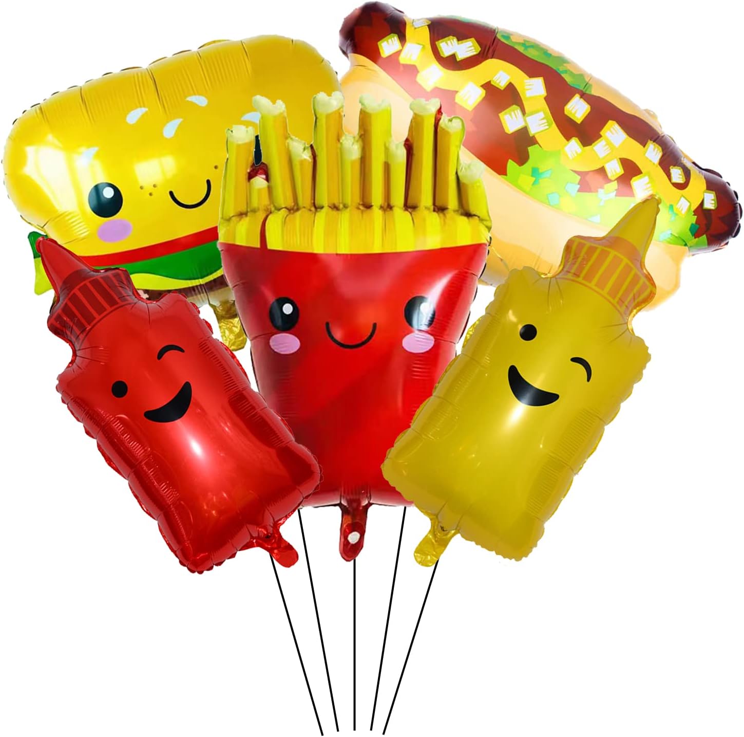 Amazon.com: chil 5PCS BBQ Party Balloons Pig Shaped Foil Balloons ...