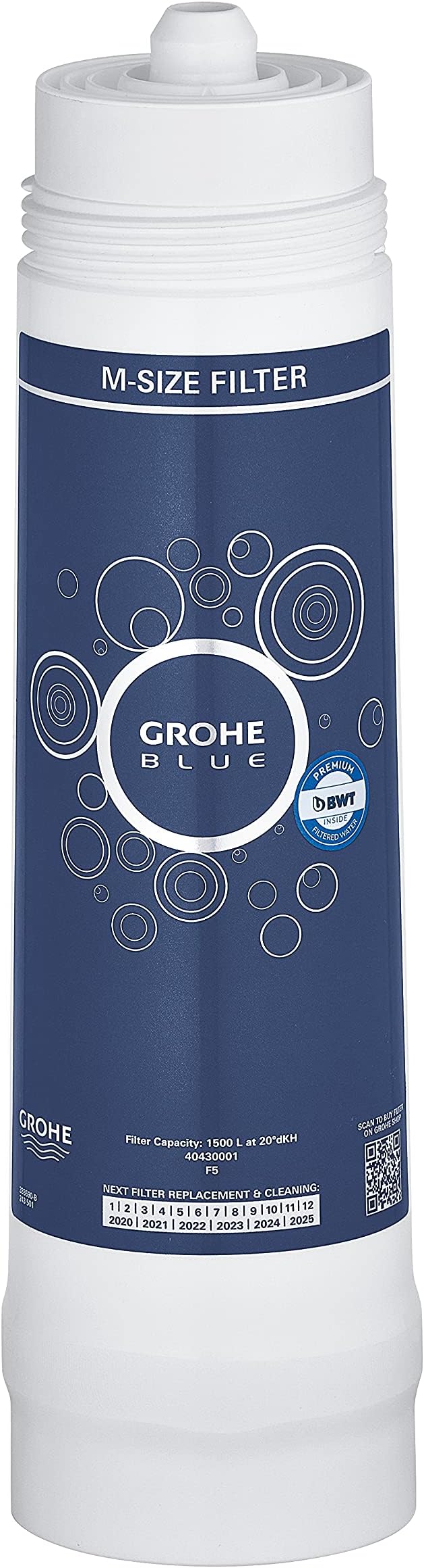 GROHE Blue S-Size Filter Starter Set (Filter Head, Filter Cartridge ...