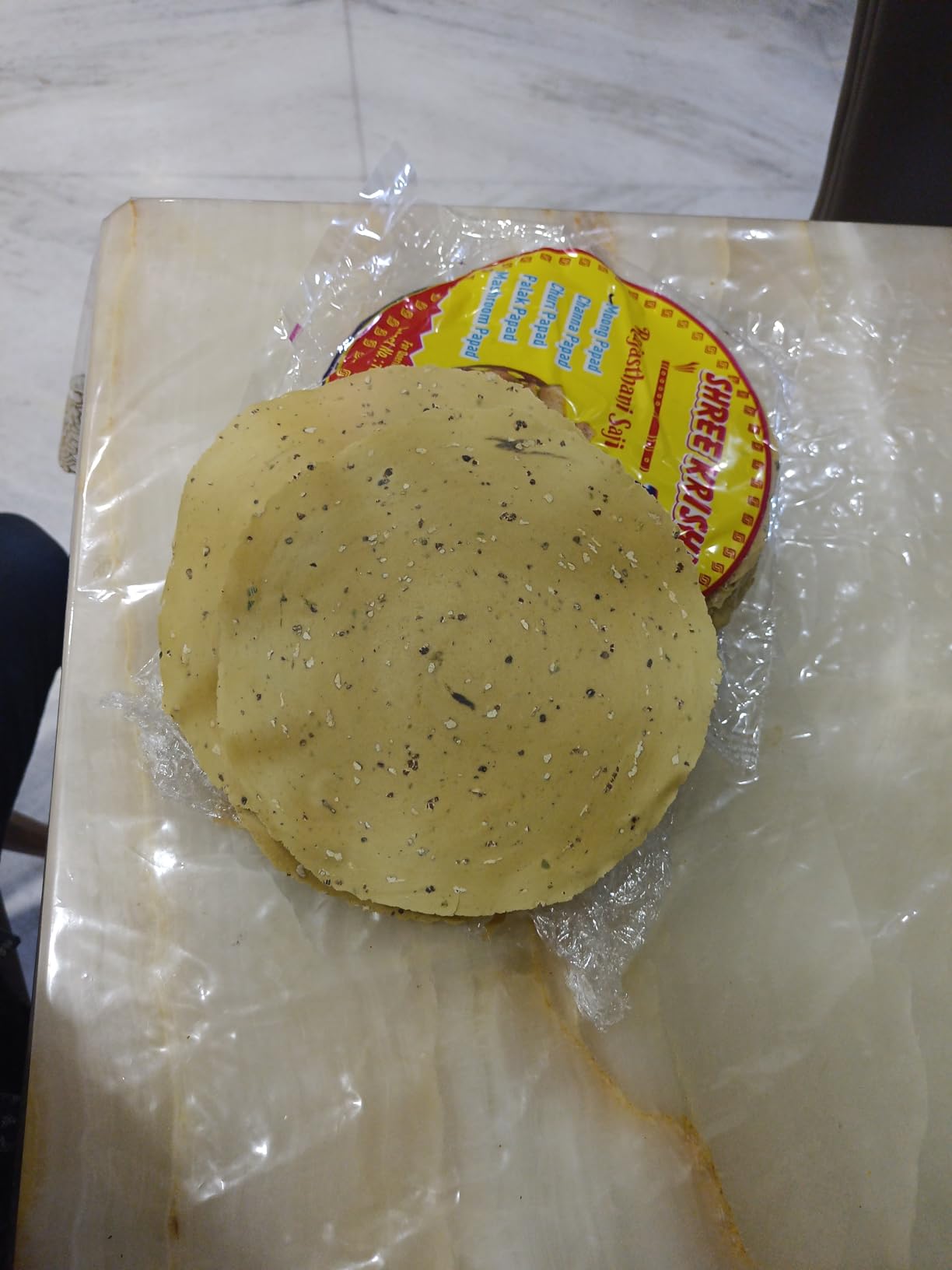 Shree Krishna Rajasthani Flavour Papad | Ready To Fry Roast Eat ...