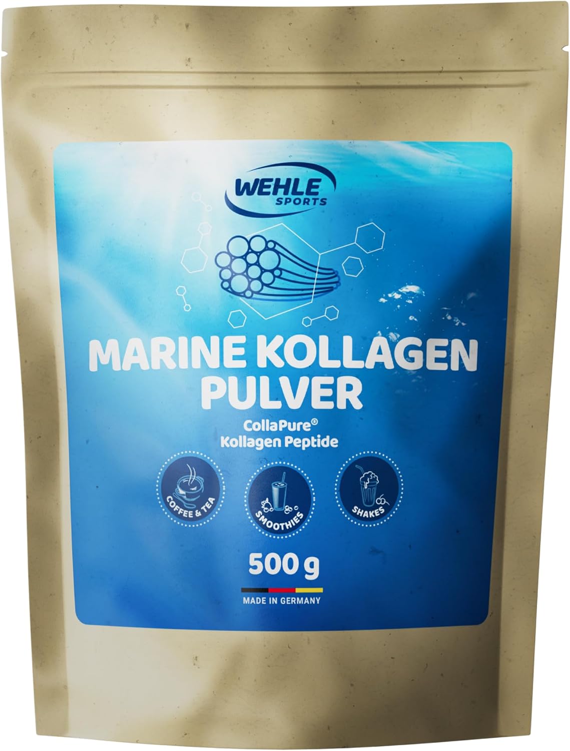 Marine Kollagen Pulver 500g - Collagen Hydrolysat Peptide ...