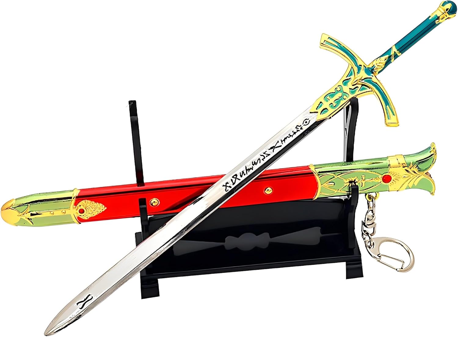 Amazon.com: Arazi FSN Sword in Rock Model,22Cm/8.7In,Comes with Display ...