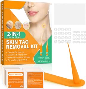 2-IN-1 Skin Tag Tool Kit for Men and Women, Fast and Easy Micro Skin ...