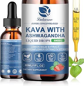 Amazon.com: (2 Pack) Kava Kava Root Extract Supplement - High Concentration Kava w/Ashwagandha ...