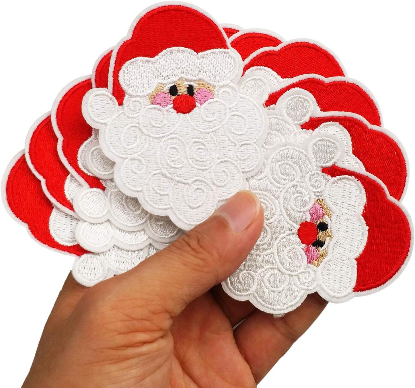 Amazon.com: 2.4"x2.8" 12pcs Christmas X'Mas Red Candy Cane Holly Bow ...