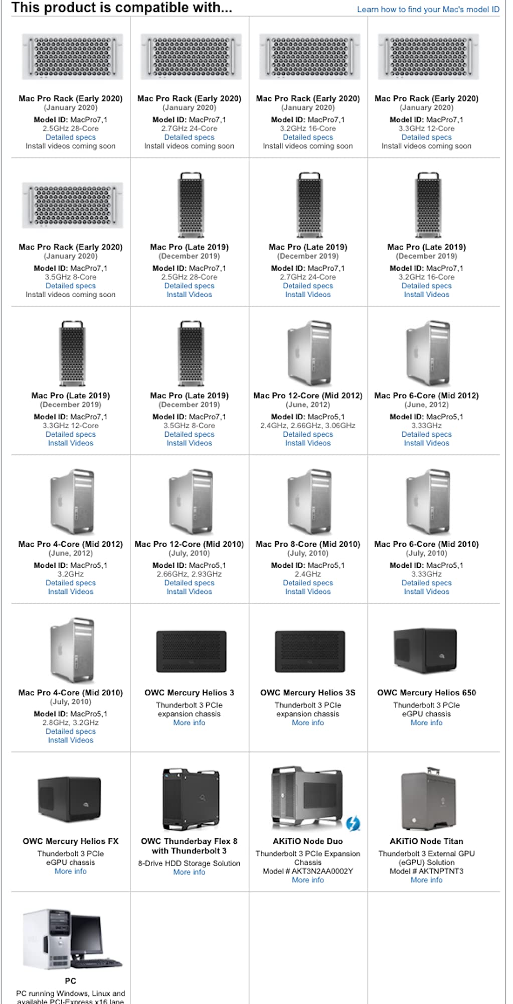Mac Pro 5 1 Specs