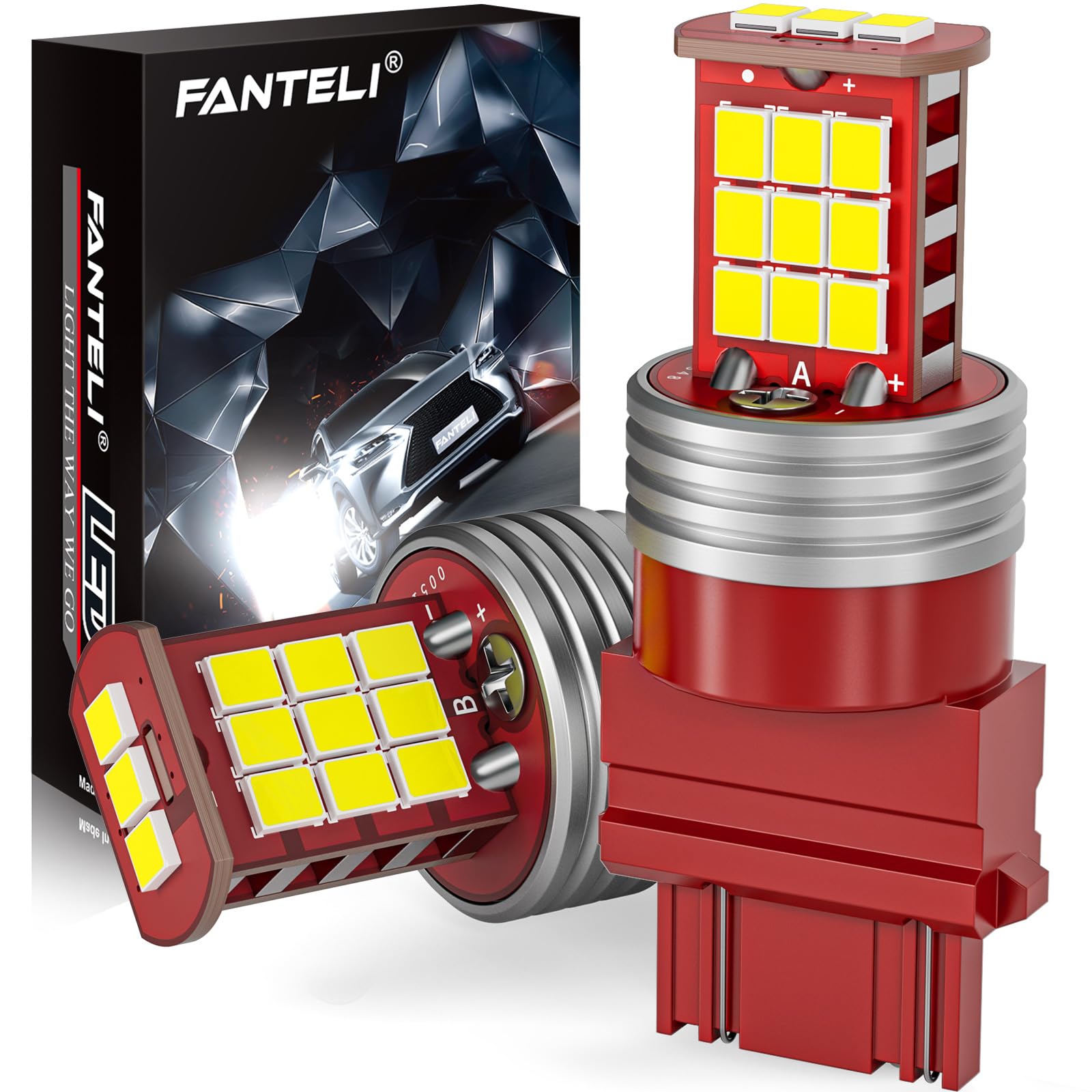 Amazon.com: FANTELI 7443 7440 LED Bulb for Reverse Lights, 500% ...