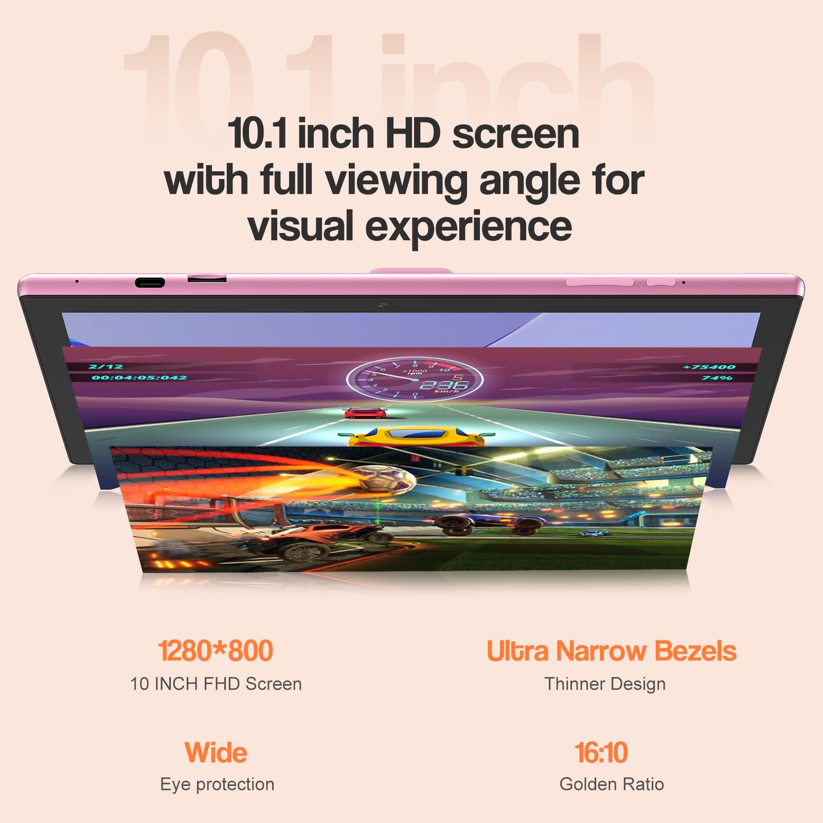 Snapklik.com : YQSAVIOR Android 14, 2 In 1 Tablet 10 Inch