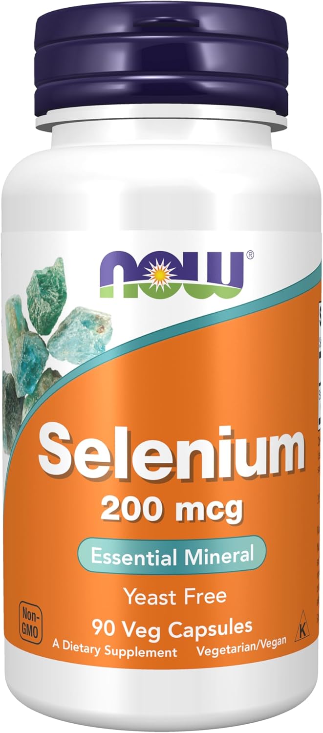 Amazon.com: NOW Foods Supplements, Selenium (L-Selenomethionine) 200 ...