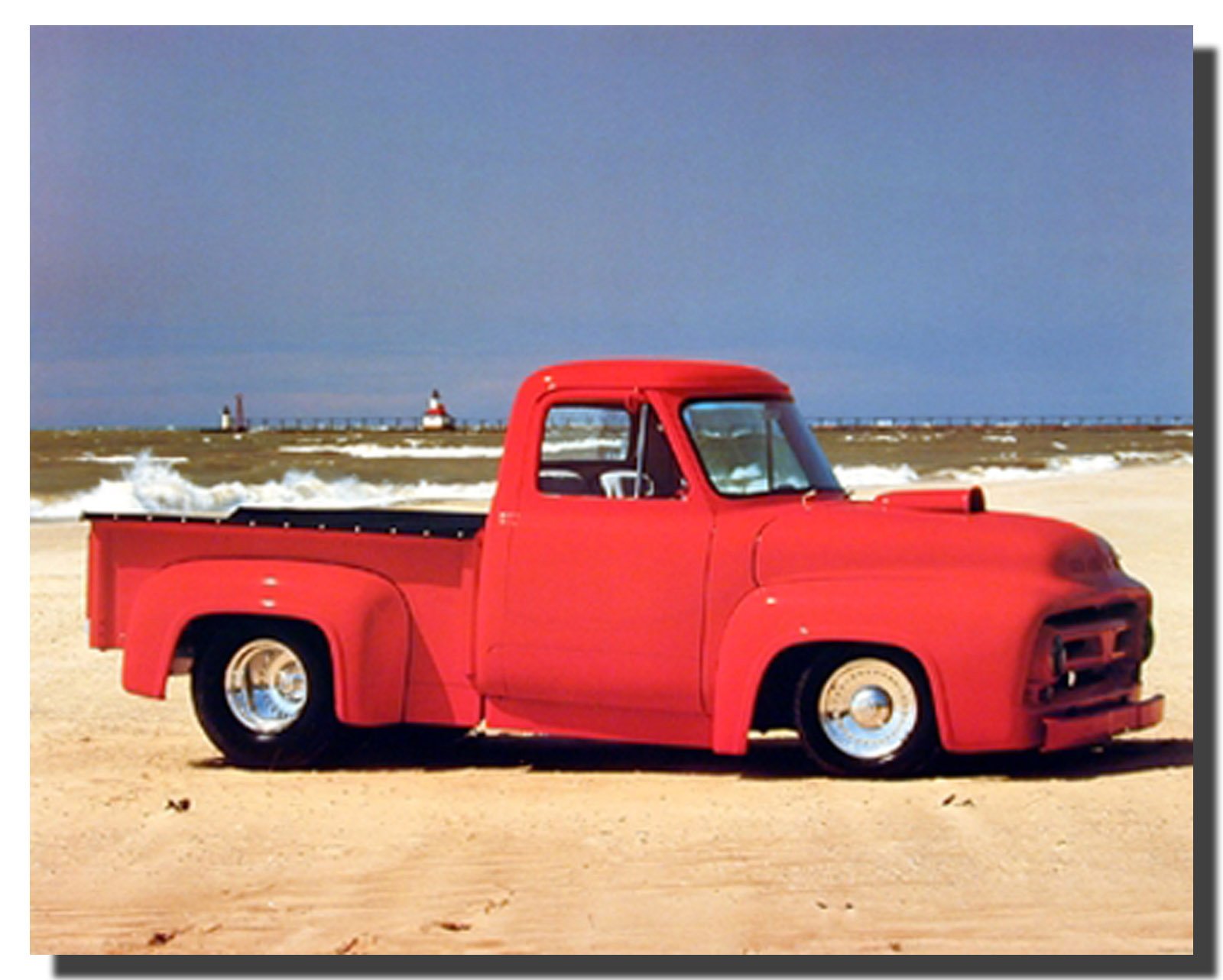 Old Red Ford Truck