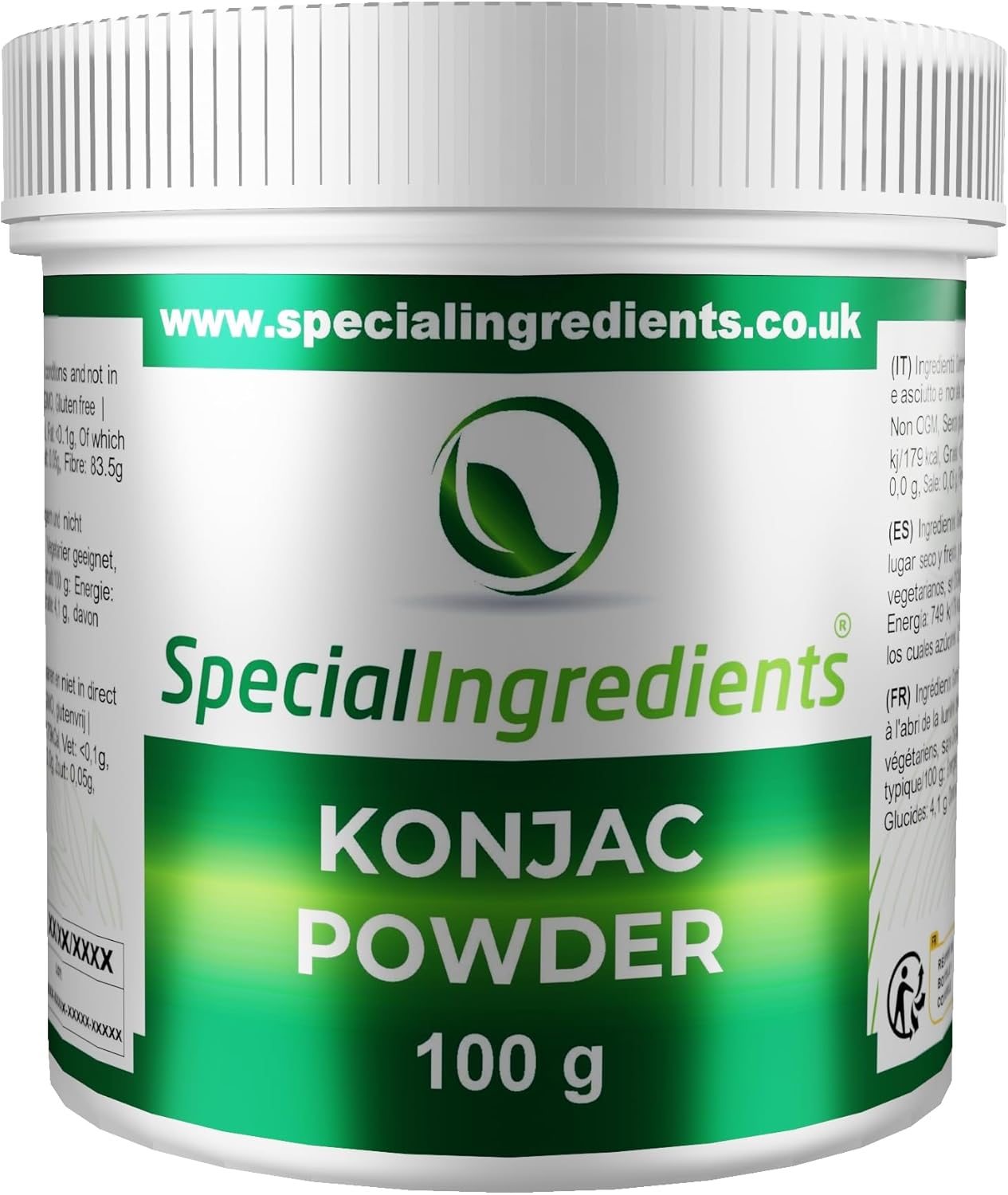 Konjac Gum Powder (Konjac Glucomannan) Premium Quality 100g - Vegan ...