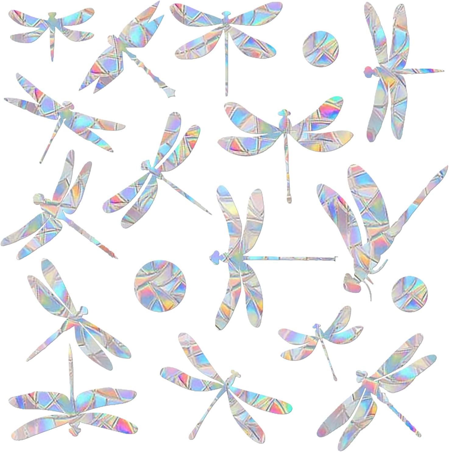 Amazon.com: Tiz Tlloz 117 Pieces Window Clings for Birds - Anti ...