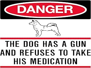 1 | Danger Dog has a Gun and refuses to take his Medication, Beware of ...
