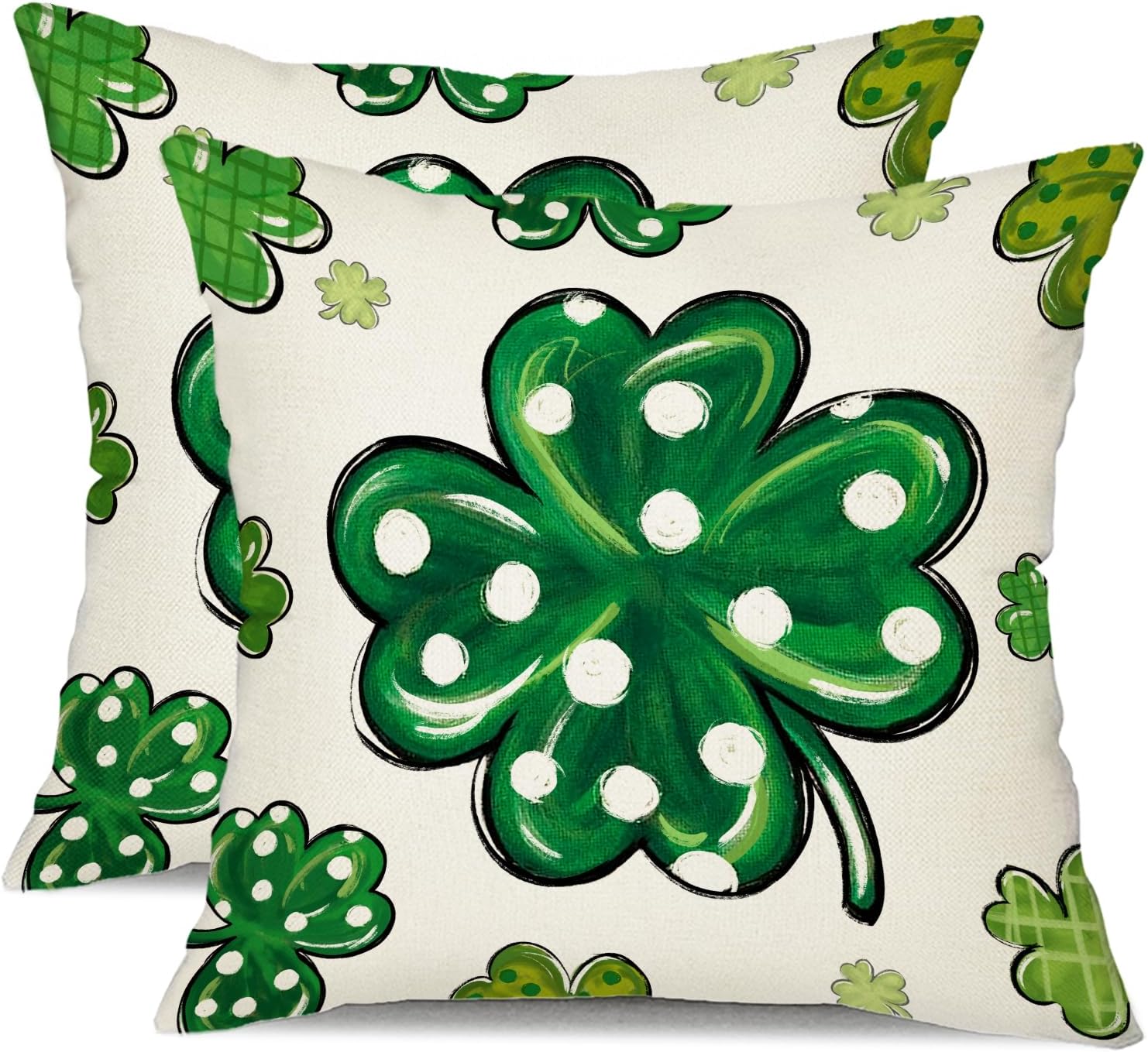 Amazon.com: DFXSZ St Patricks Day Pillow Covers 18x18 Happy St Patricks ...