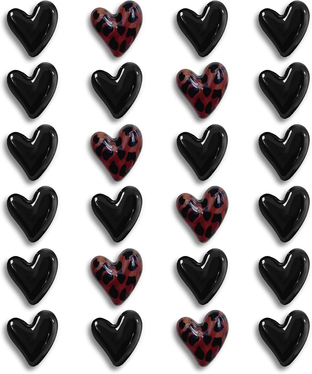 Amazon.com: 24PCS Fridge Magnets Cute Love Heart Refrigerator Magnets ...