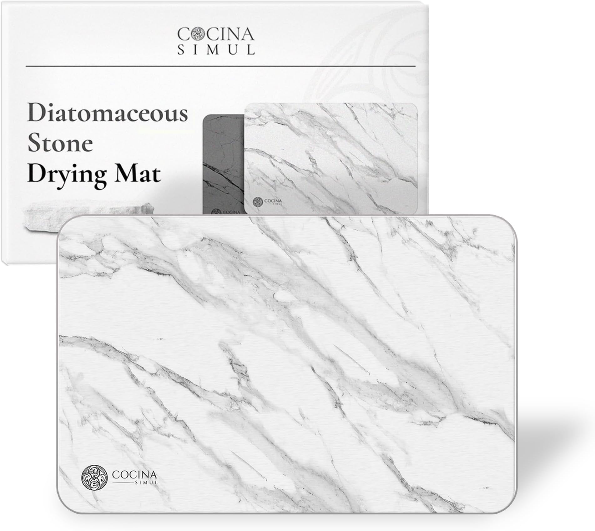 Amazon.com: Stone Dish Drying Mat Drying for Kitchen Counter – Quick ...