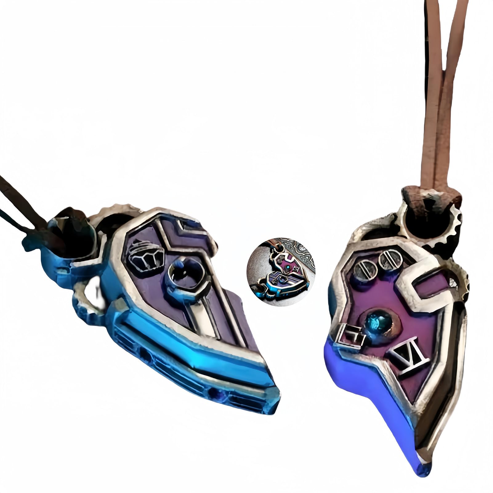 JJKcosplay 2PCS arcane Caitlyn before Vi Cosplay merch necklace for ...