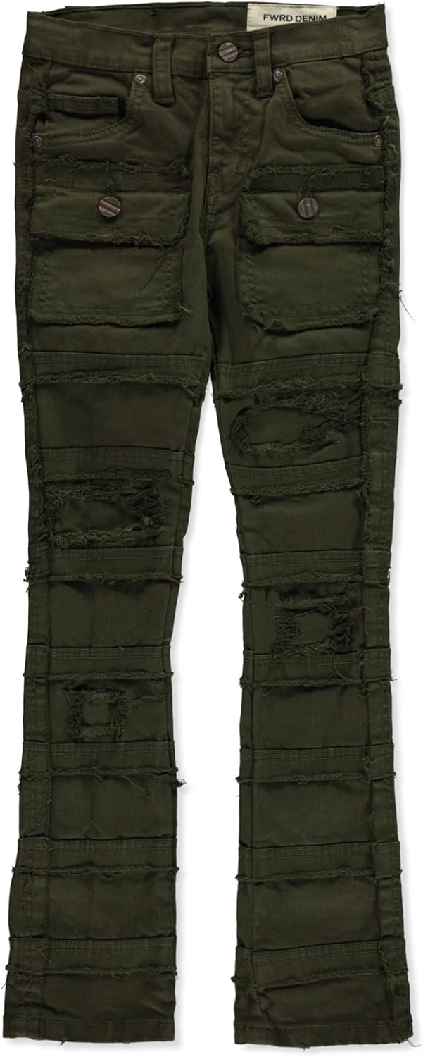Amazon.com: FWRD Boys' Stacked Cargo Jeans: Clothing, Shoes & Jewelry