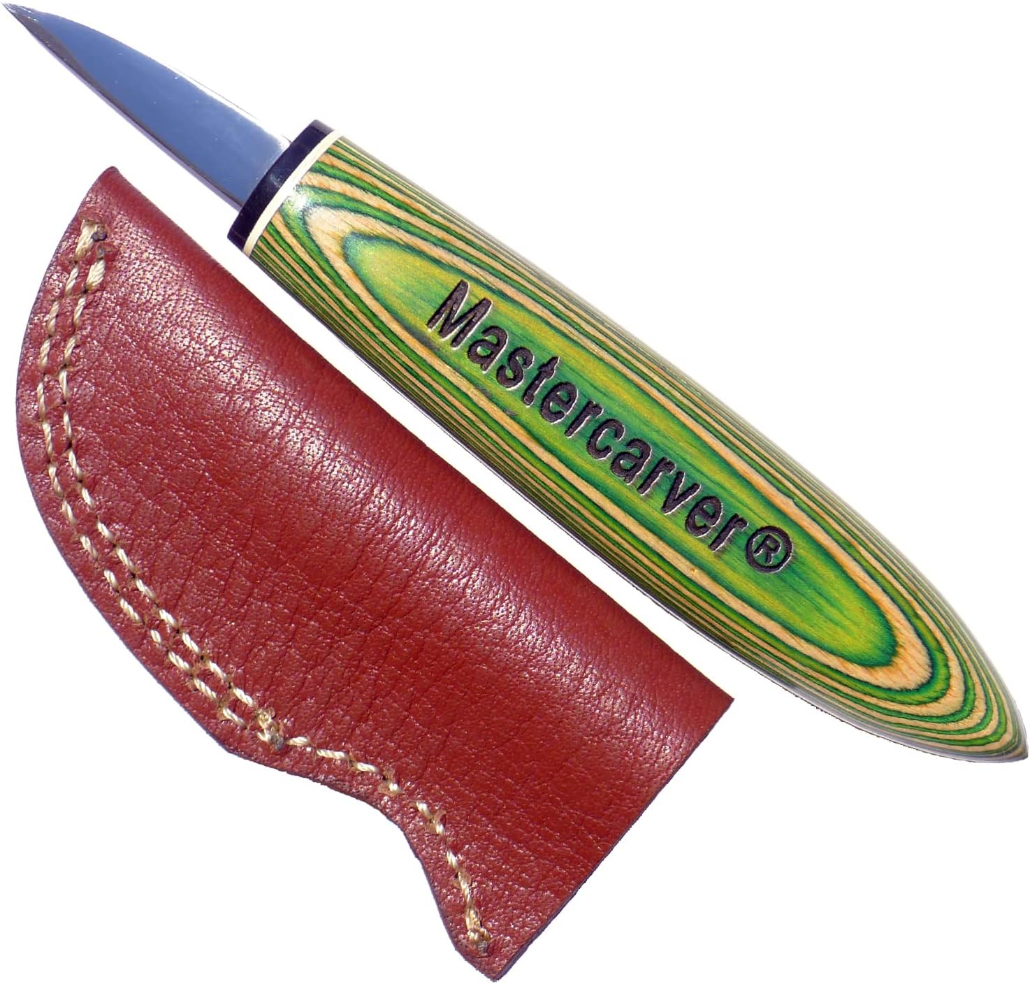 Amazon.com: Hand-Forged Roughout Wood Carving Knife and Sheath : Sports ...