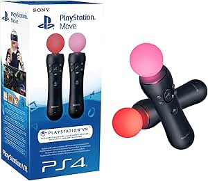 Play Station Sony Move Motion Controllers PS4 - Two Pack: Amazon.co.uk ...