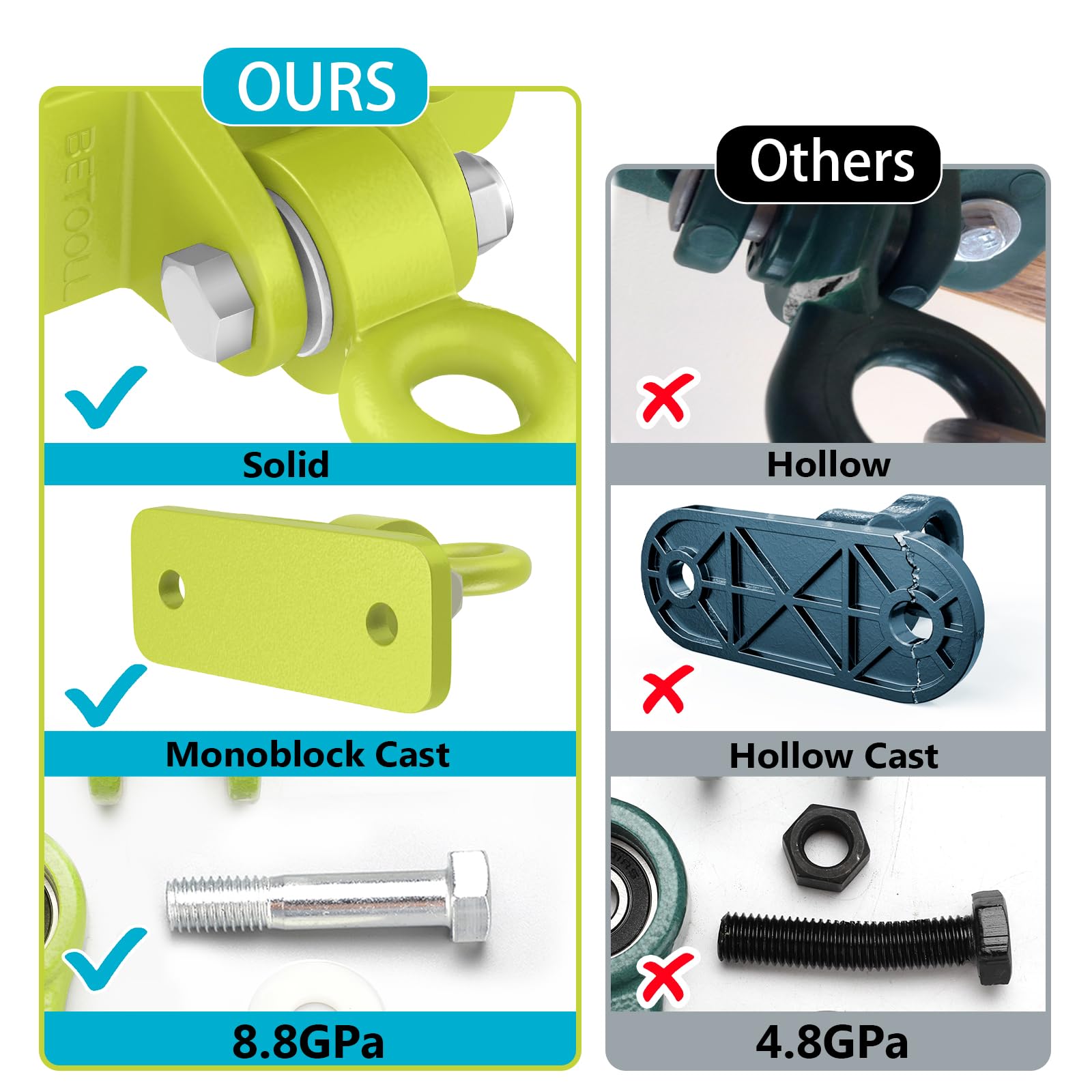 Snapklik.com : Swing Hangers Heavy Duty Porch Swing Hanging Kit For ...