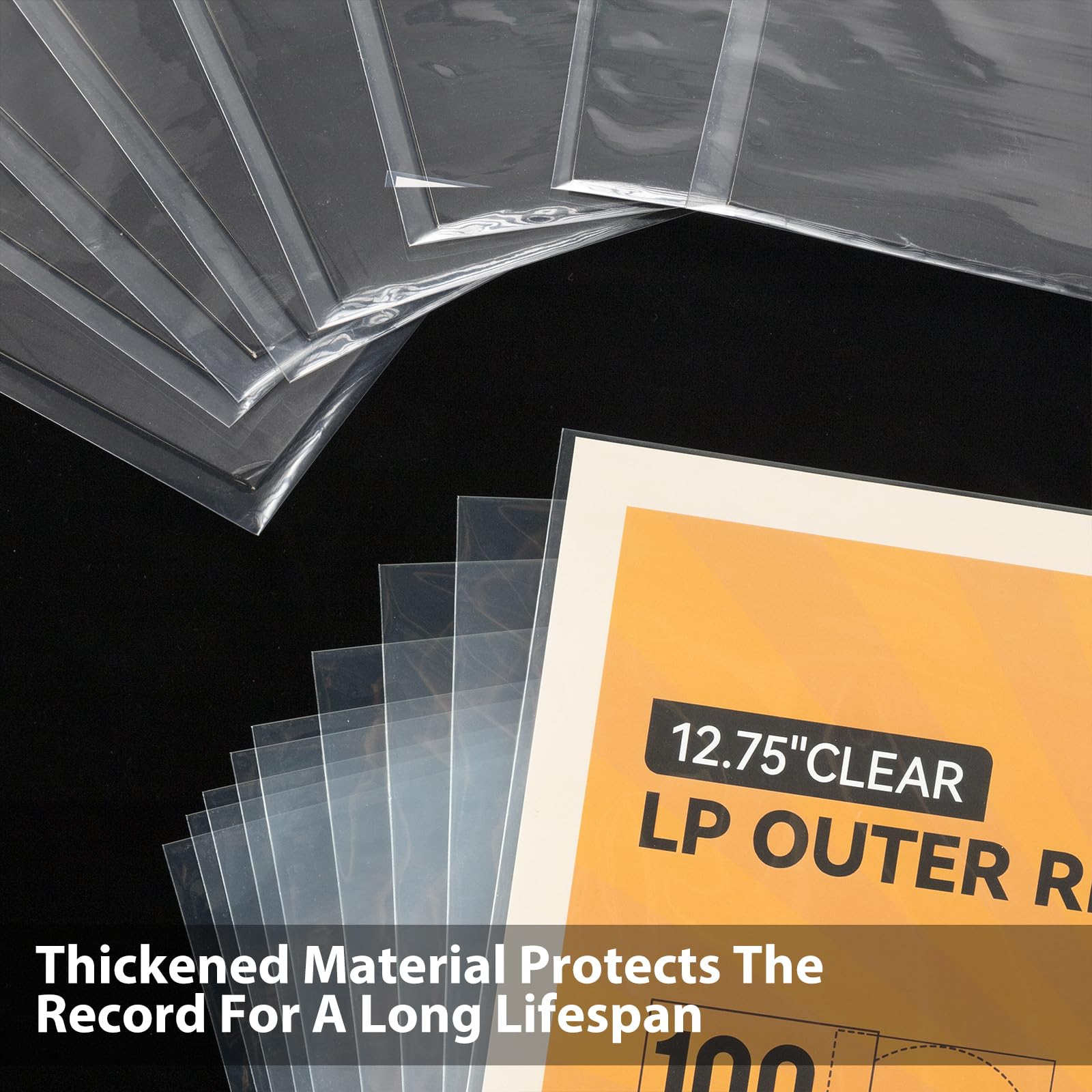 Snapklik.com : 100-Pack Gatefold Vinyl Outer Sleeves-12.75" Record ...